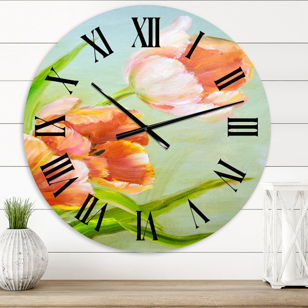 DesignArt Metal Wall Clock | Wayfair
