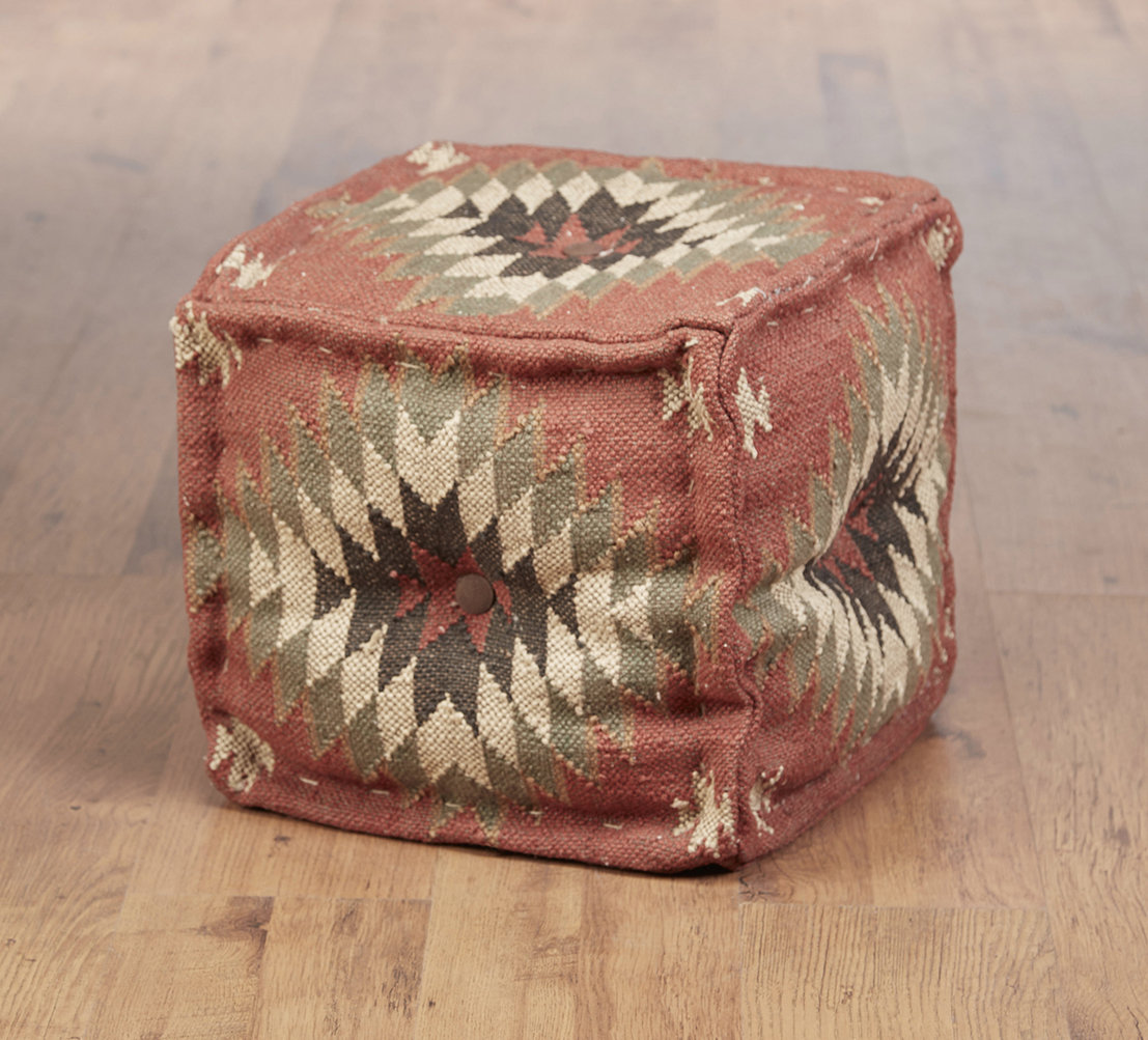 Union Rustic Rubin Upholstered Pouf | Wayfair