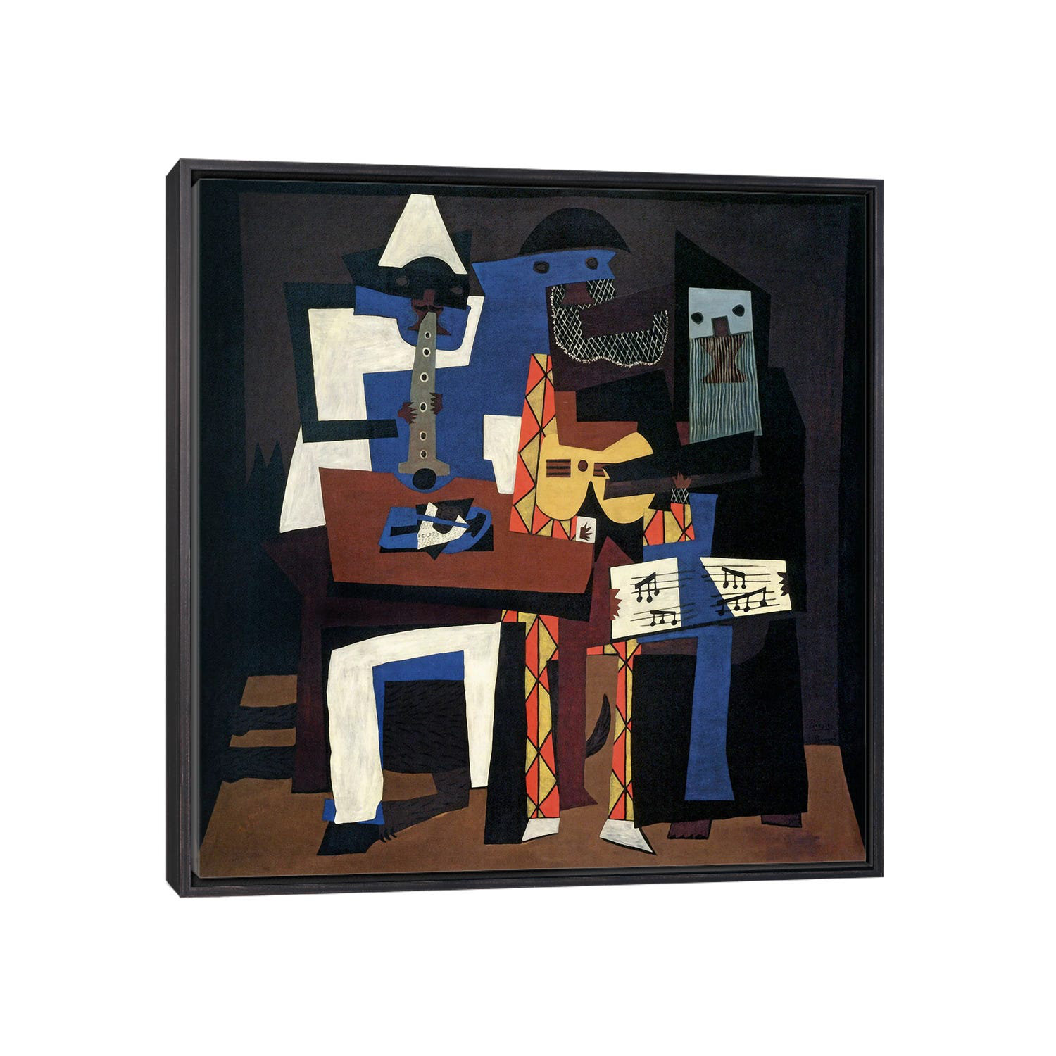 East Urban Home Three Musicians by Pablo Picasso - Painting | Wayfair