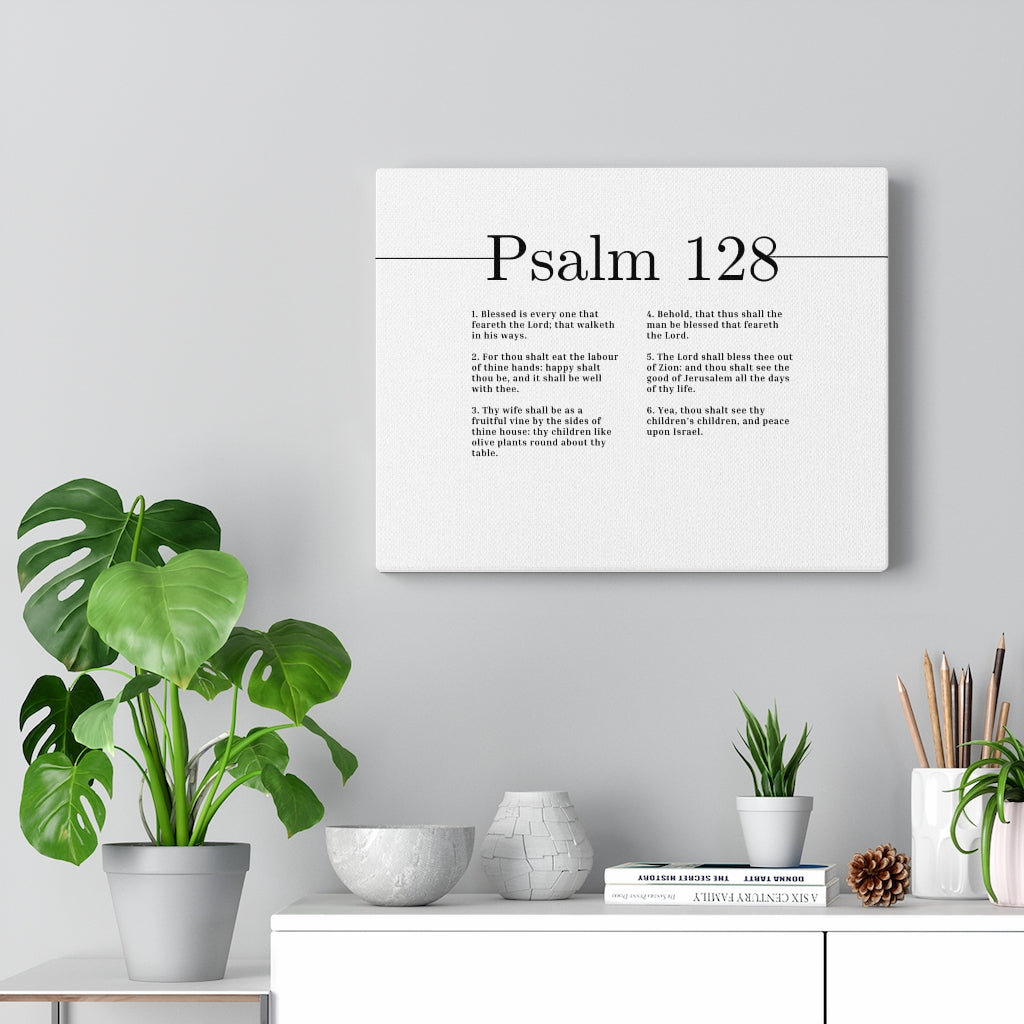 Trinx Blessed Is Every One Psalm 128 Christian Wall Art Bible Verse ...