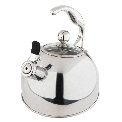 Viking 2.6-Quart Stainless Steel Kettle with 3-Ply Base & Reviews | Wayfair