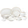 Lorren Home Trends 57 Piece Dinnerware Set, Service for 8 & Reviews ...