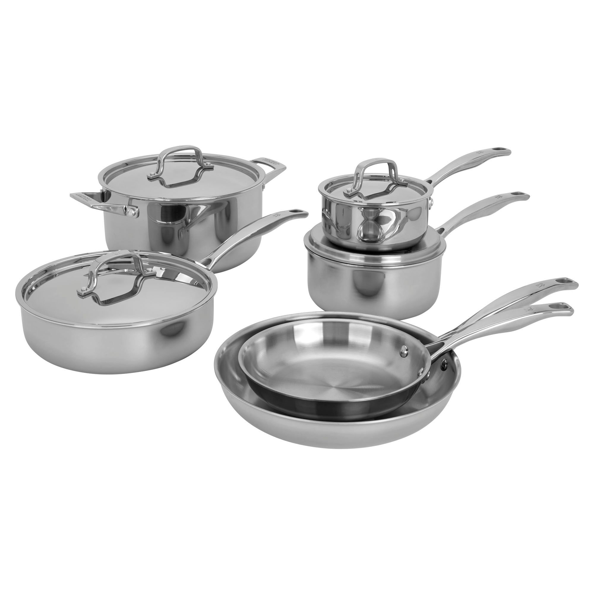 Henckels 10 Piece Stainless Steel Cookware Set & Reviews | Wayfair