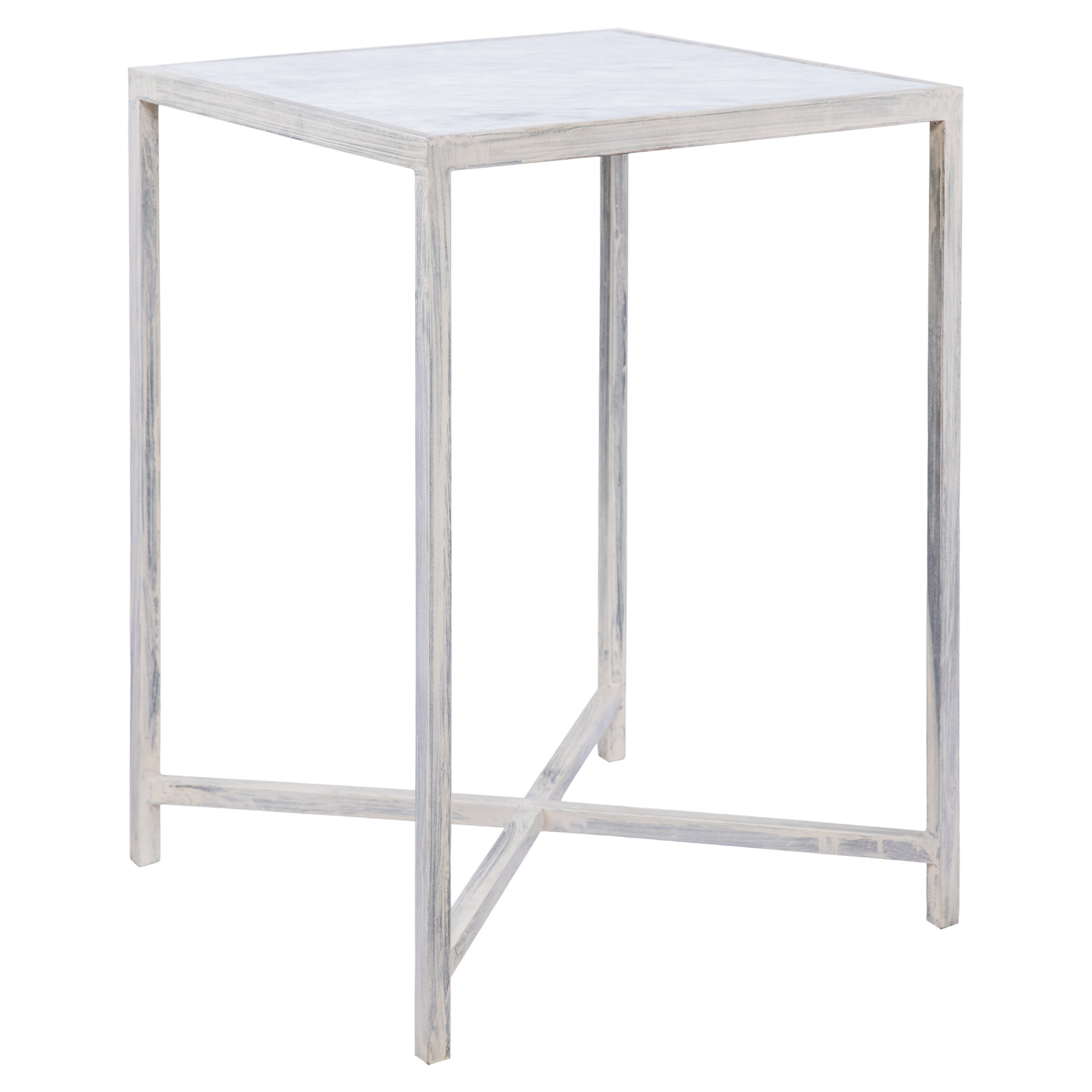 ellahome LA 26'' Tall Cross Legs End Table | Wayfair