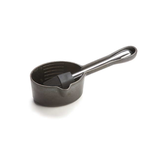 Outset Cast Iron Sauté Pan with Basting Brush - Wayfair Canada