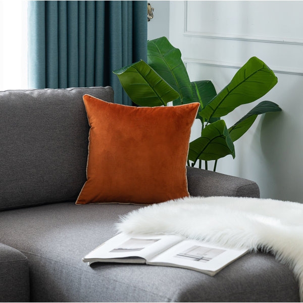 Burnt-orange-throw-pillows | Wayfair