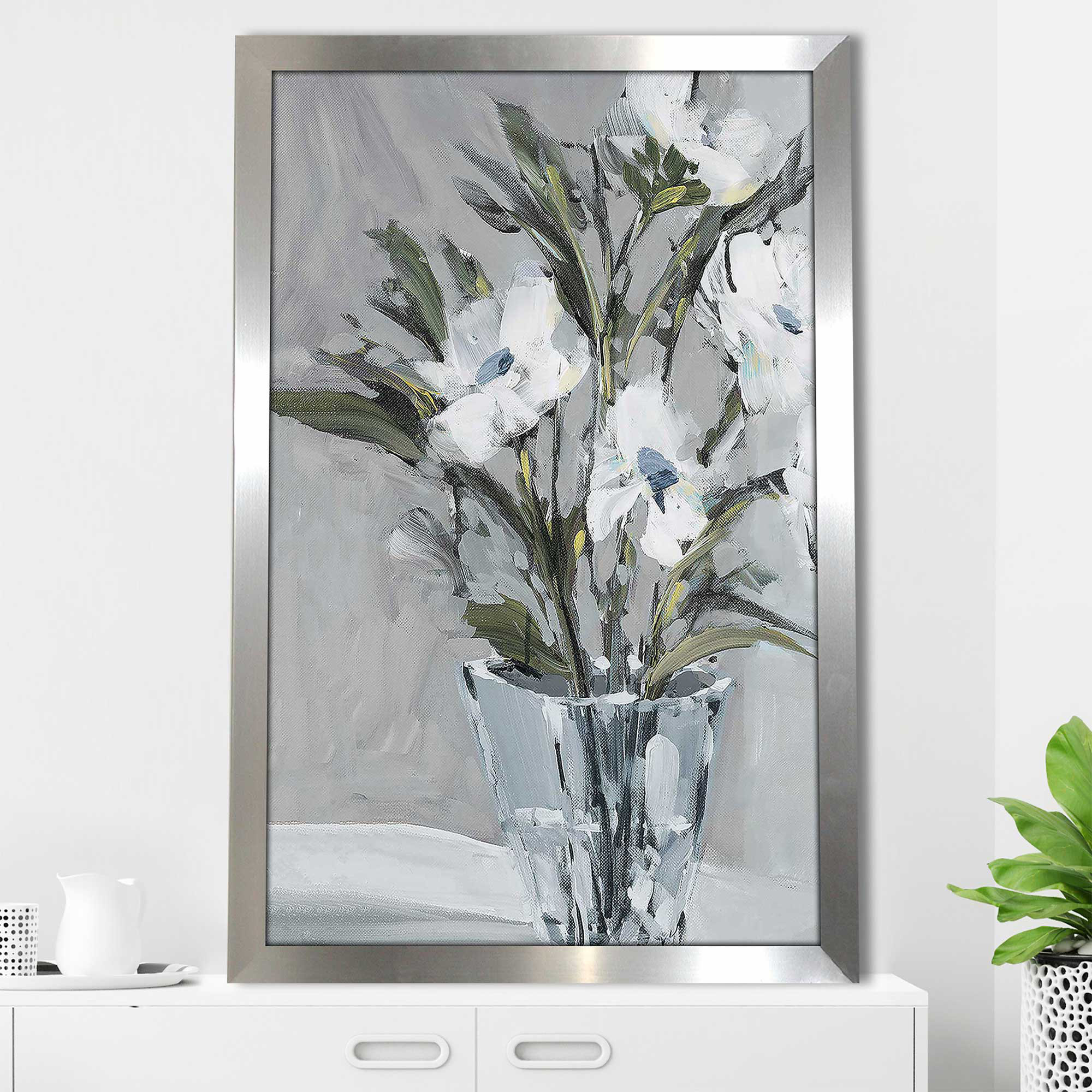 PicturePerfectInternational Evening Flowers by Jane Slivka - Painting ...
