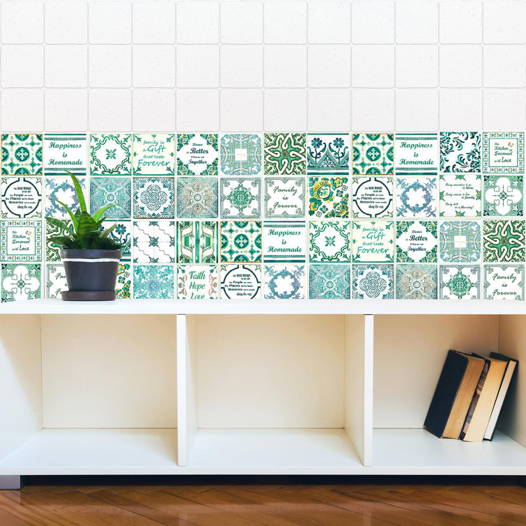 Walplus 4" x 4" PVC Peel & Stick Field Tile - Wayfair Canada