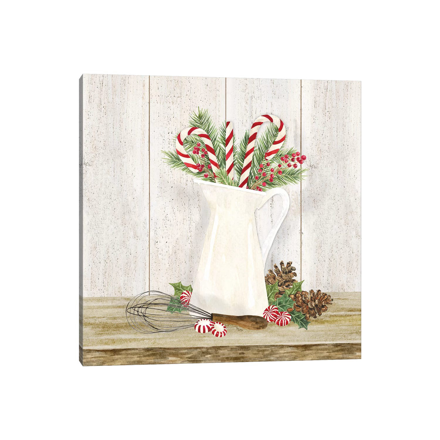 The Seasonal Aisle Christmas Kitchen IV by Tara Reed - Wrapped Canvas ...