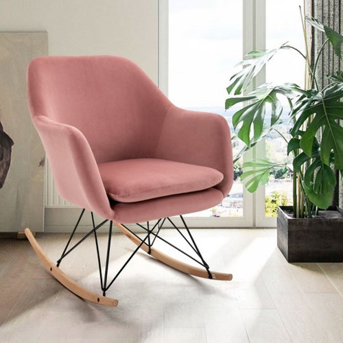 Everly Quinn Rinnes Rocking Chair | Wayfair