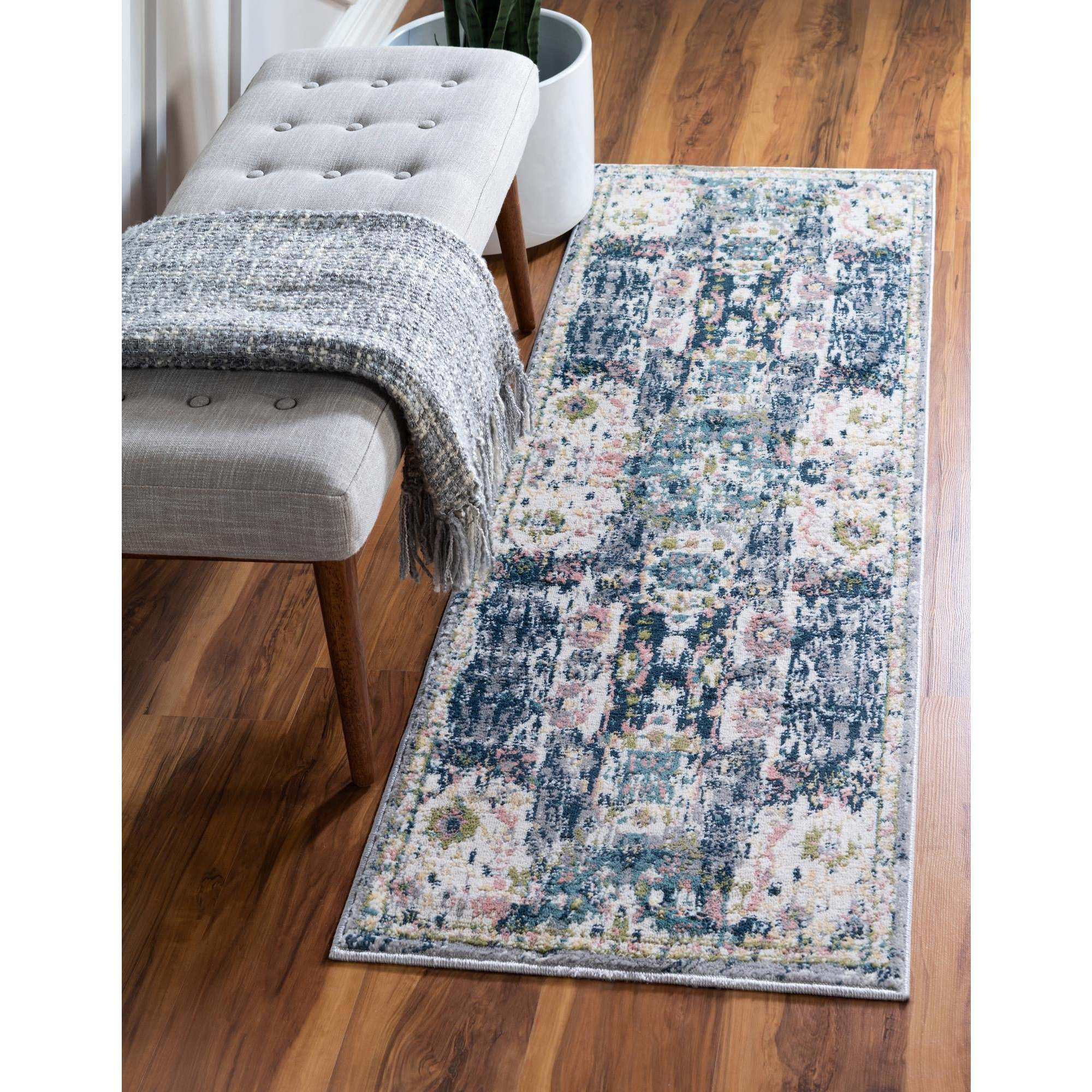 Bungalow Rose Runner Ludovica Abstract Beige Area Rug | Wayfair