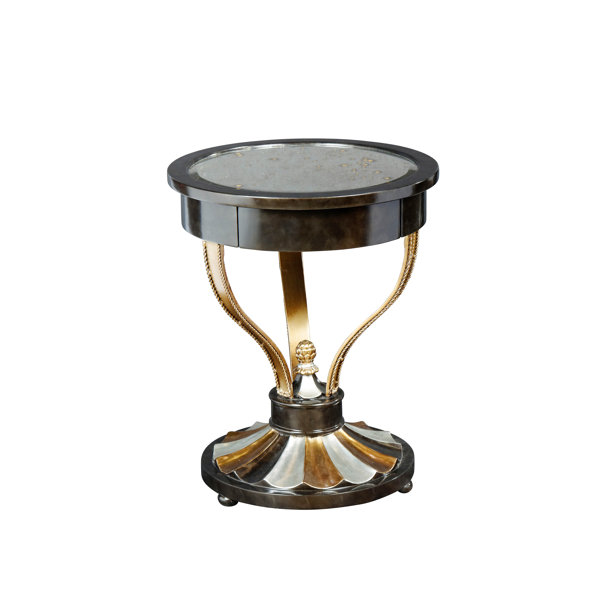 Metal-scalloped-edge-table | Wayfair