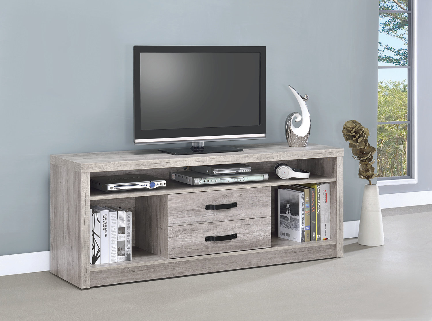 Highland Dunes Antin TV Stand for TVs up to 65" & Reviews | Wayfair