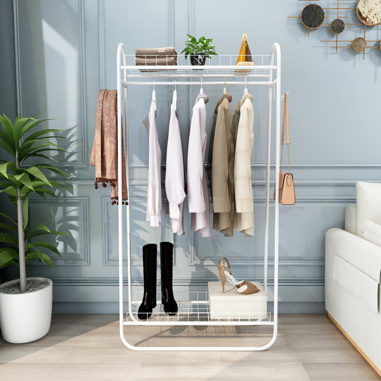 Rebrilliant Rinehart 32.9'' Clothes Rack & Reviews | Wayfair