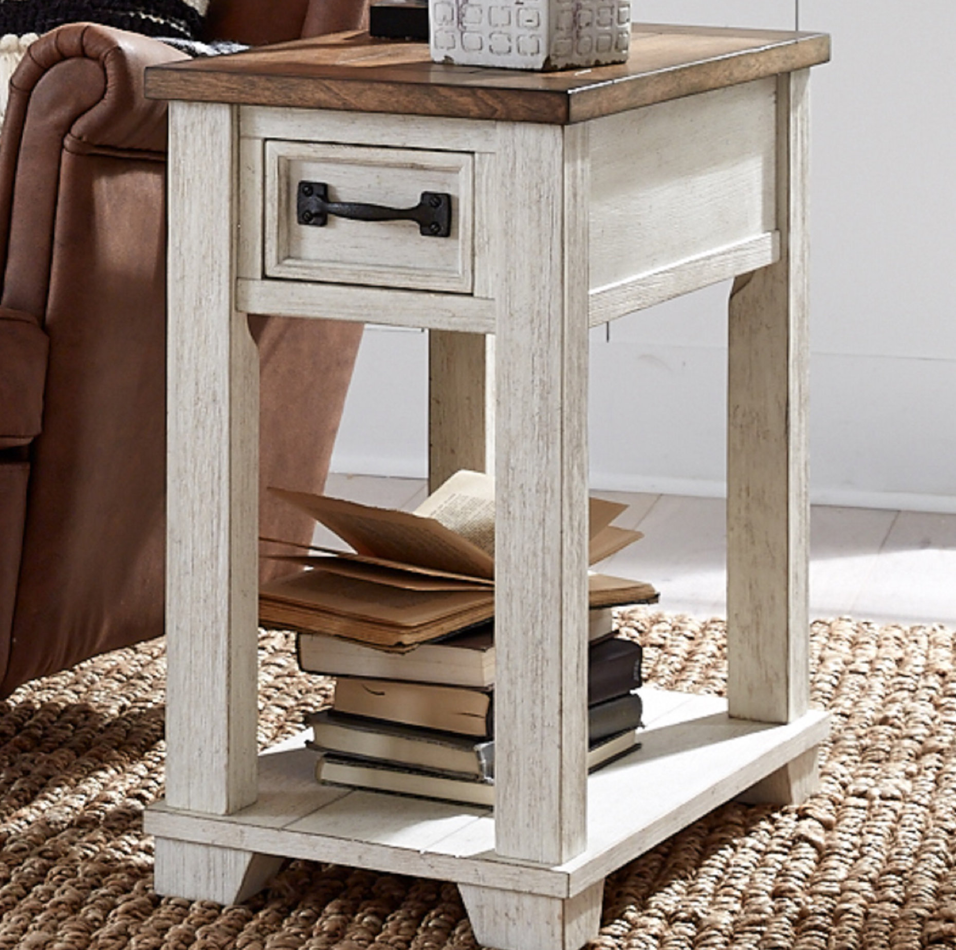 Rosalind Wheeler 24'' Tall End Table with Storage & Reviews | Wayfair