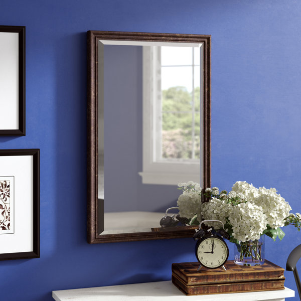 Gracie Oaks Durr Beveled Distressed Vanity Mirror & Reviews - Wayfair ...