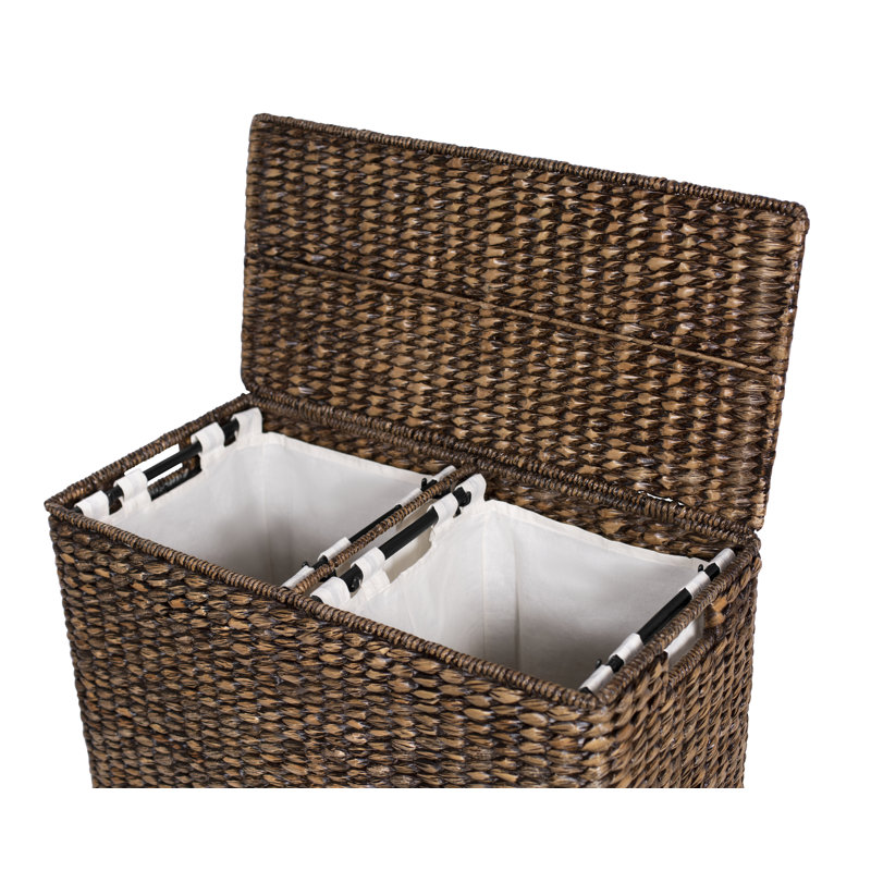 BirdRock Home Oversized Divided Laundry Hamper | Wayfair
