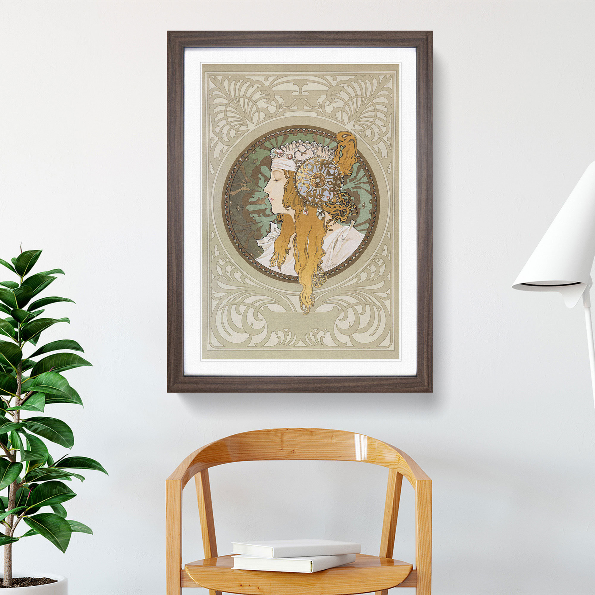 East Urban Home Byzantine by Alphonse Mucha - Picture Frame Painting ...