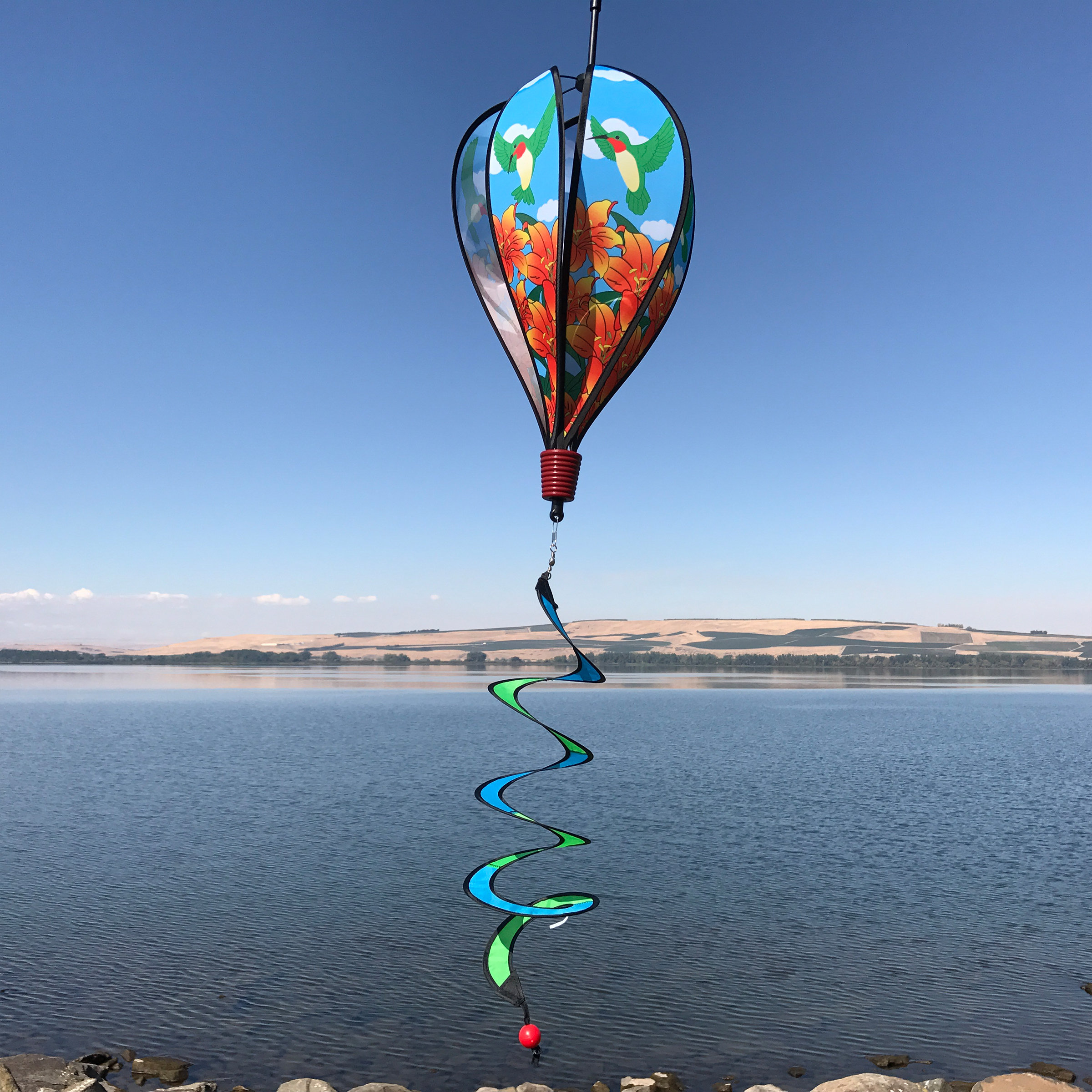 August Grove® Hummingbird Lily Hot Air Balloon | Wayfair