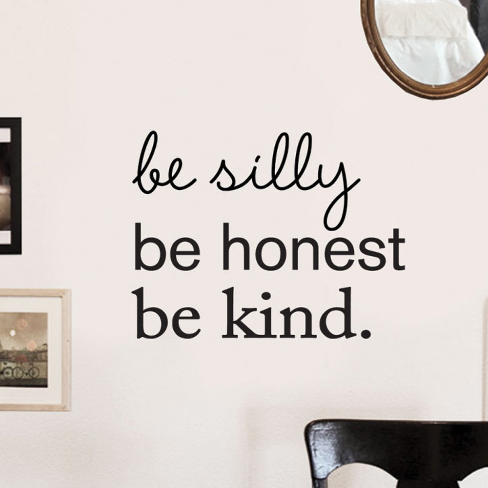 Latitude Run® Be Silly Wall Decal | Wayfair