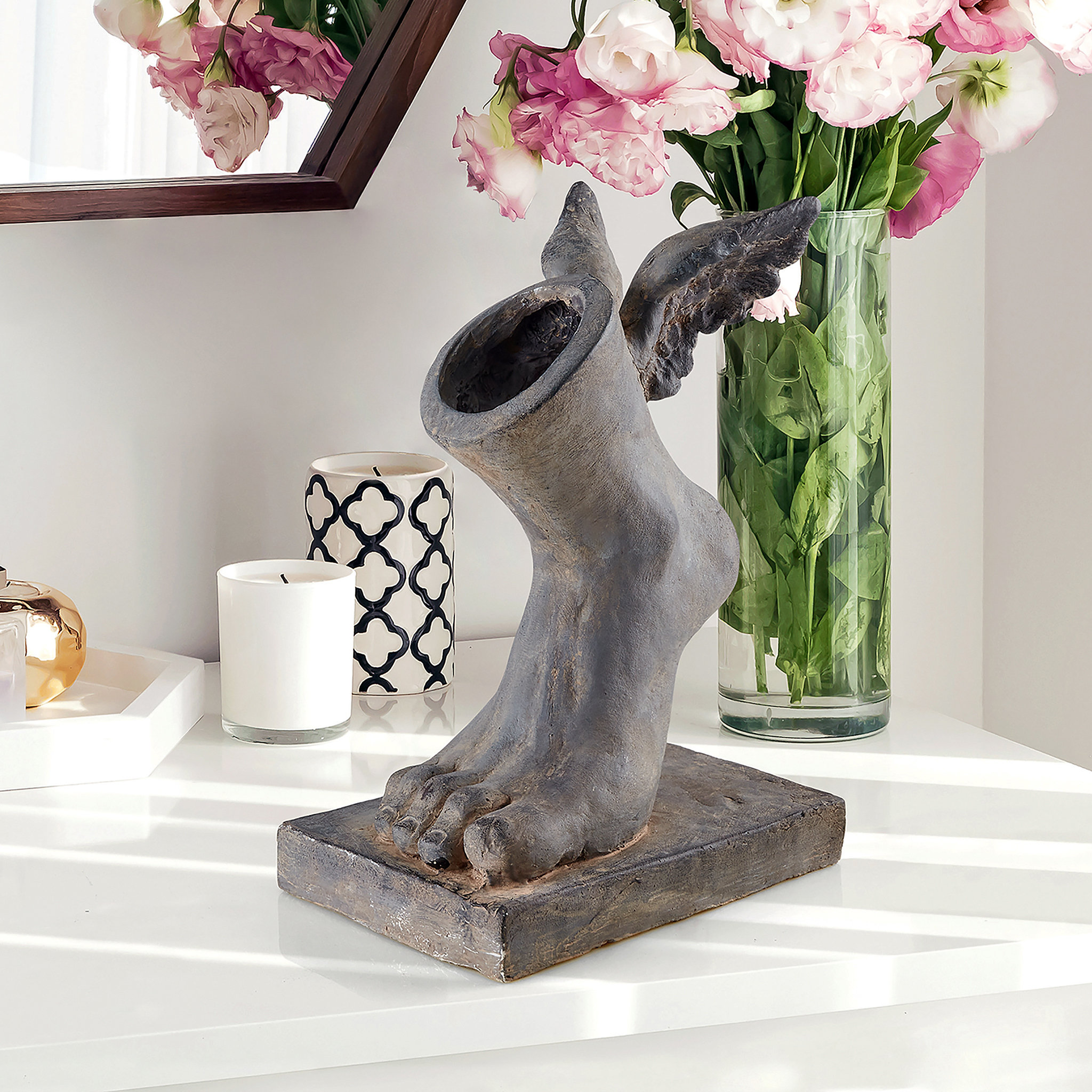 Design Toscano Hermes Winged Foot Sculpture | Wayfair