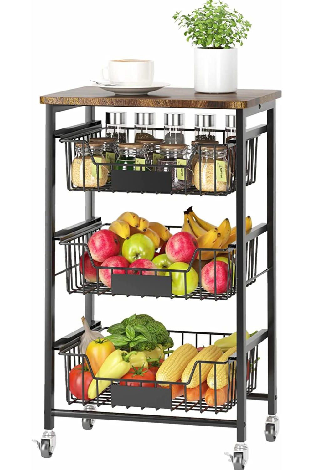 A Home Kitchen Utility Cart | Wayfair