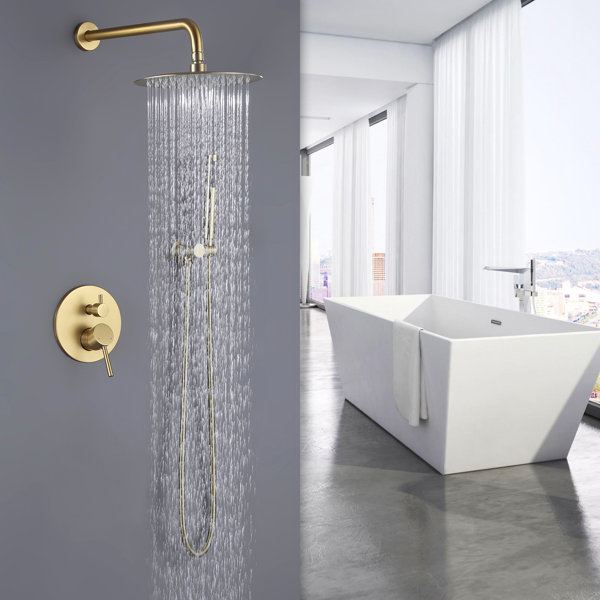 Selected Shower System, Wall Mounted Shower Faucet with Rough-in Valve ...