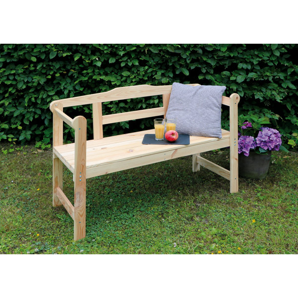 Promex Garden bench made of solid wood | Wayfair.co.uk