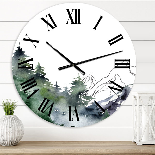 DesignArt Metal Wall Clock | Wayfair