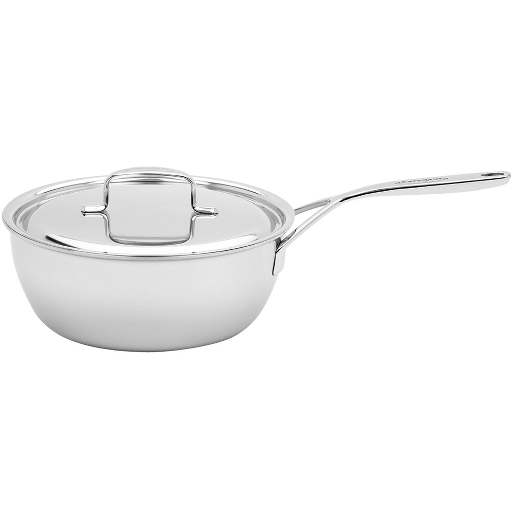 Demeyere 5-Plus Stainless Steel 3.5-qt Saucier with Lid | Wayfair