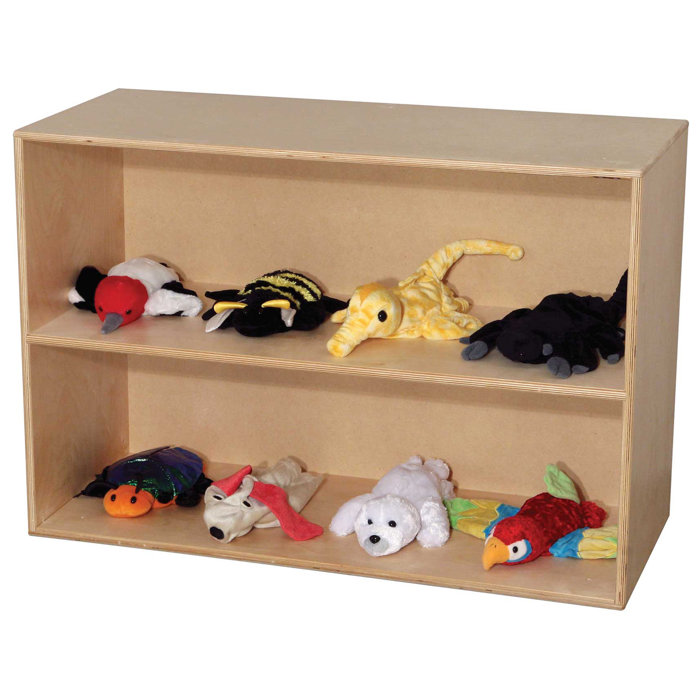 Wood Designs Modular 2 Compartment Shelving Unit | Wayfair