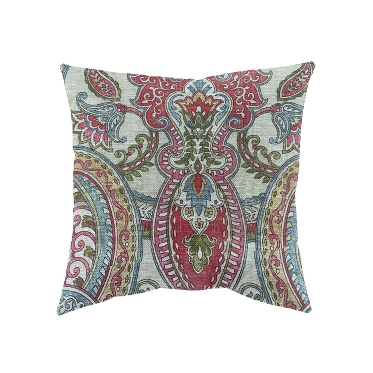 Bungalow Rose Damask Throw Pillow | Wayfair