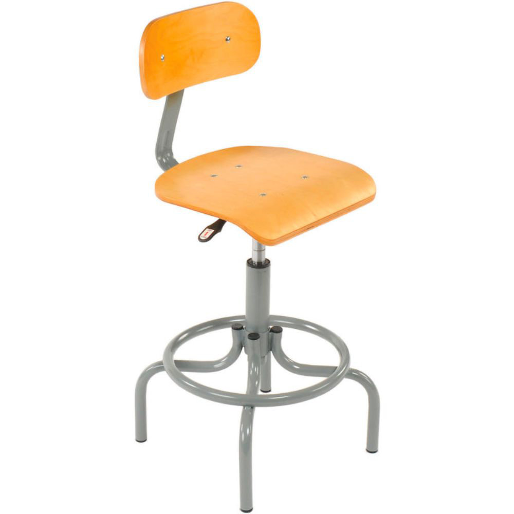Interion Height Adjustable Industrial/Shop Stool | Wayfair