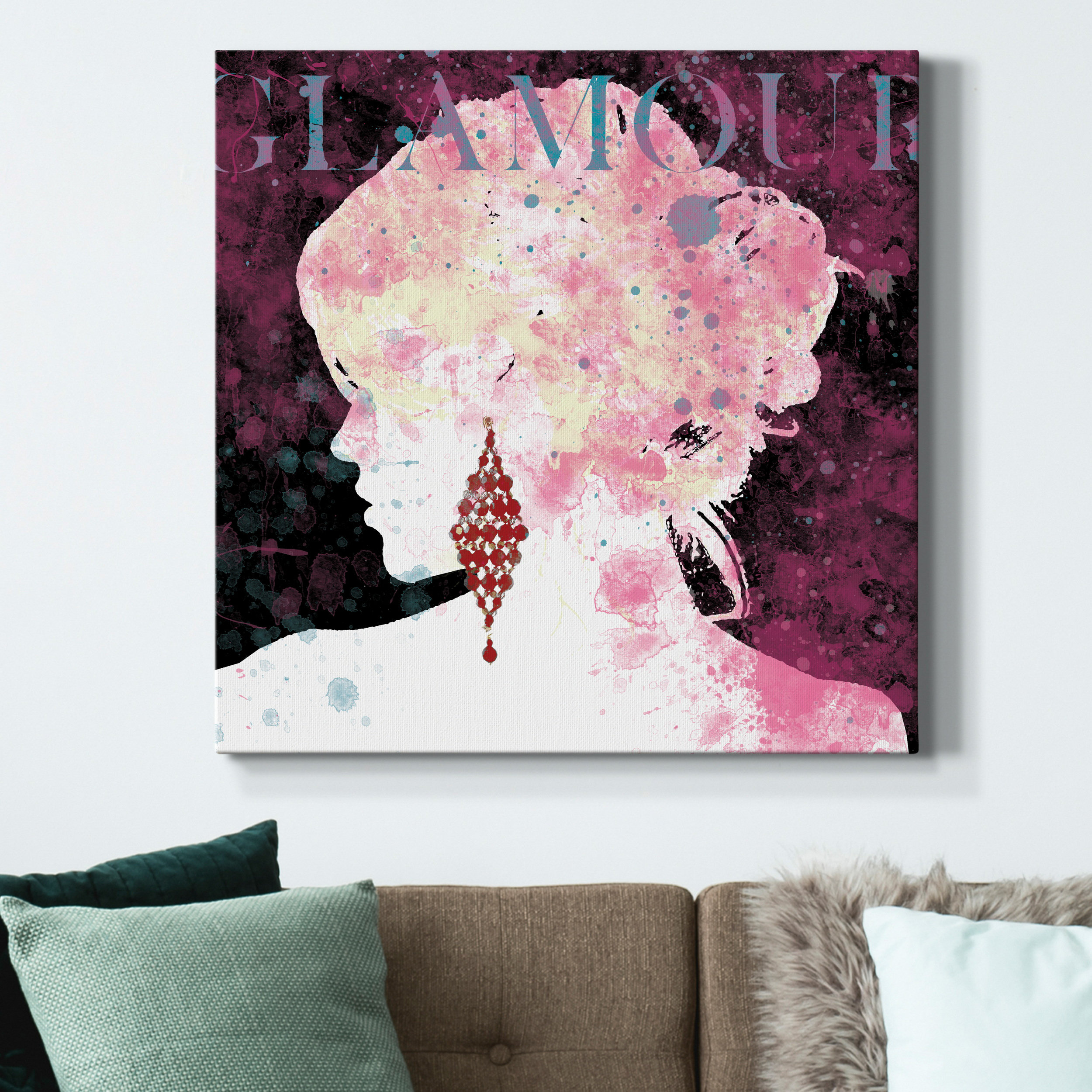 House of Hampton® Glamour - Wrapped Canvas Print | Wayfair