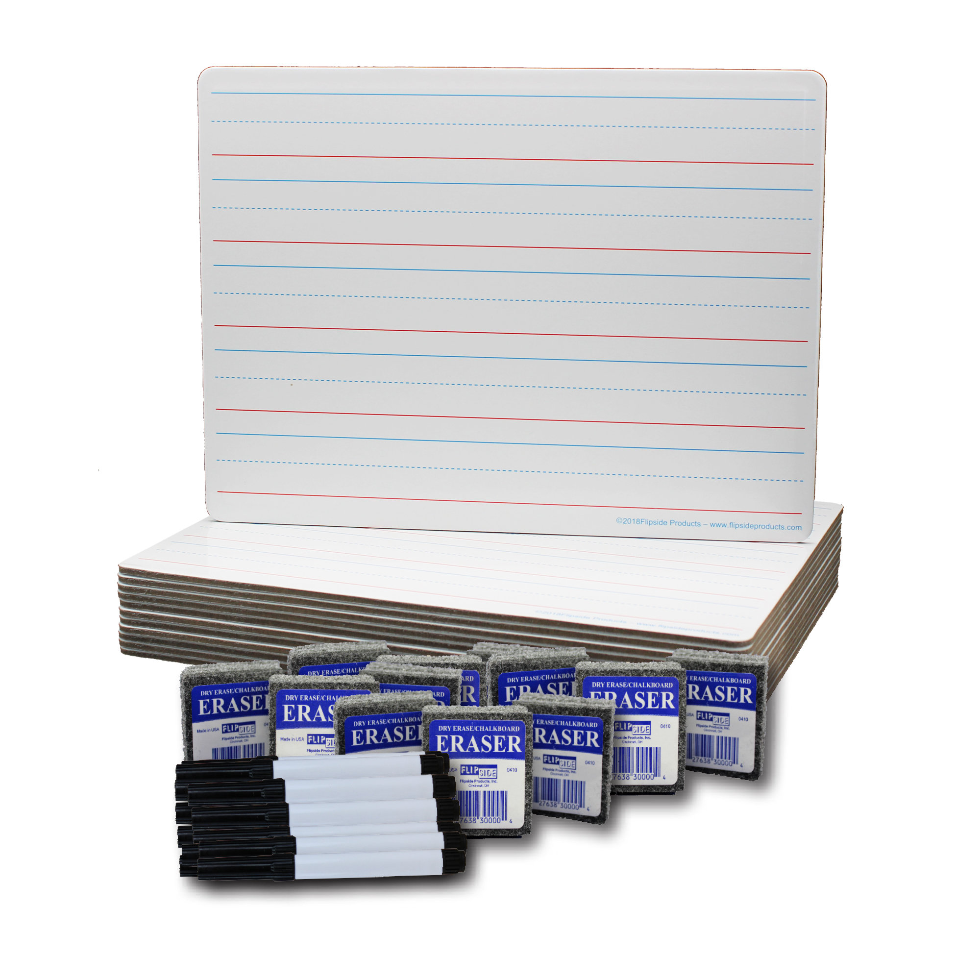 Flipside Products Reversible Lap Board Whiteboard, 9" x 12" | Wayfair