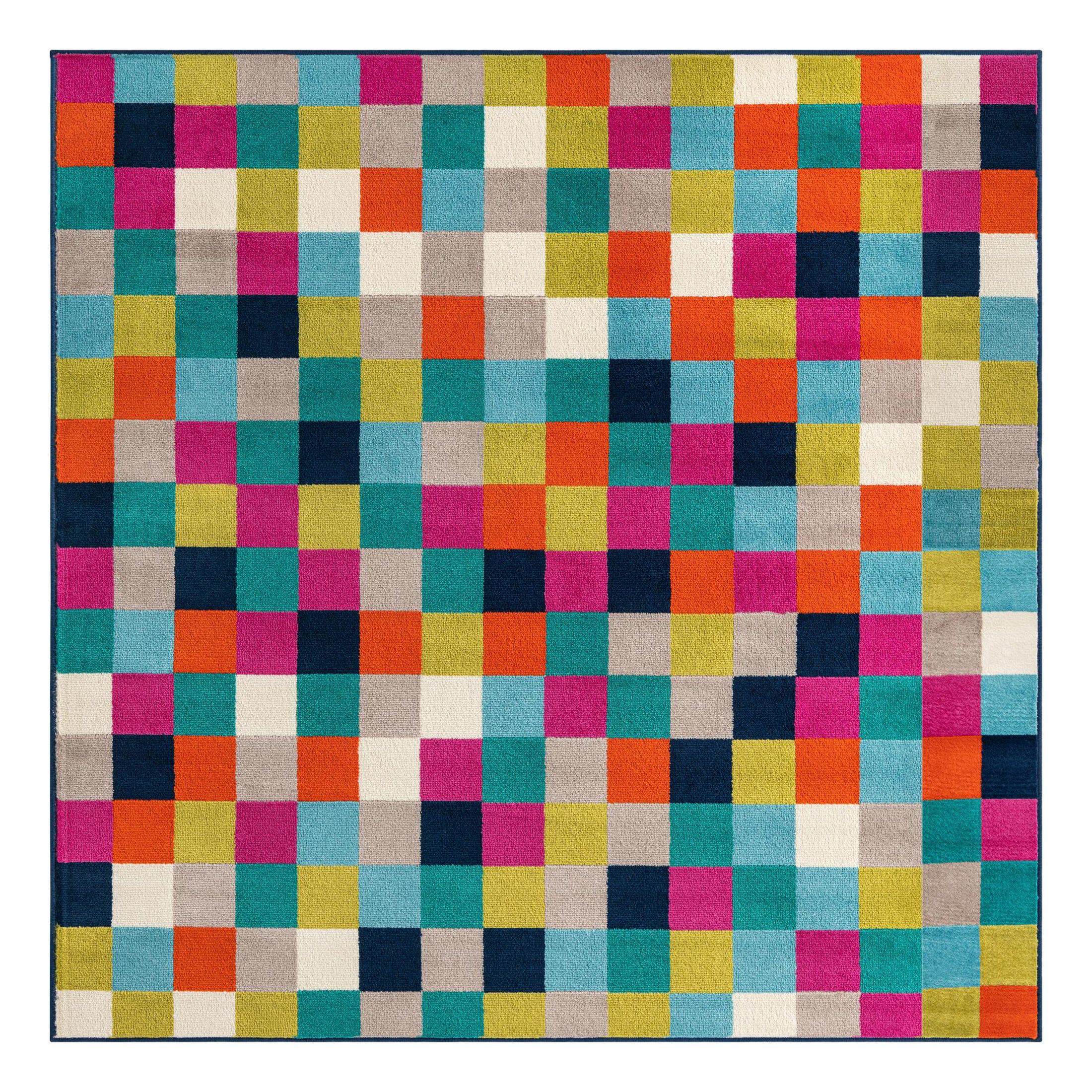 Wade Logan® Analiese Geometric Area Rug in Red/White/Green & Reviews ...