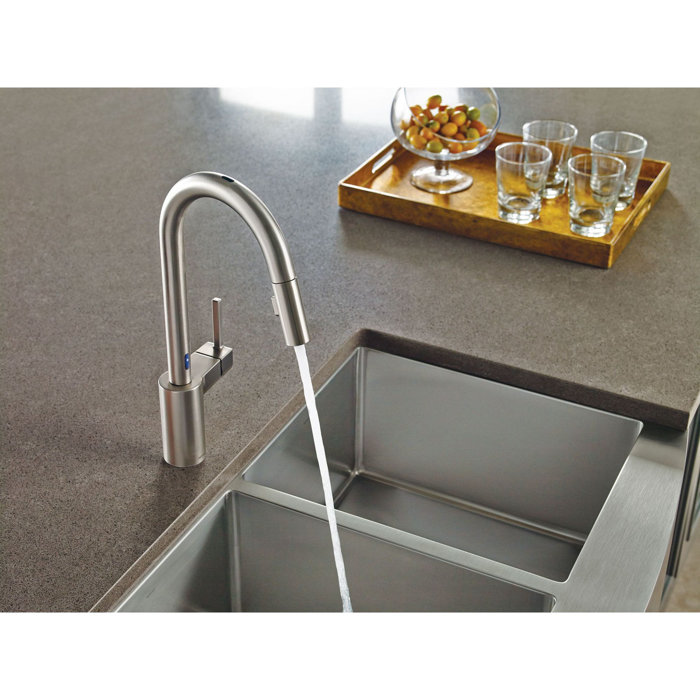Moen Align Pull Down Single Handle Kitchen Faucet with MotionSense ...