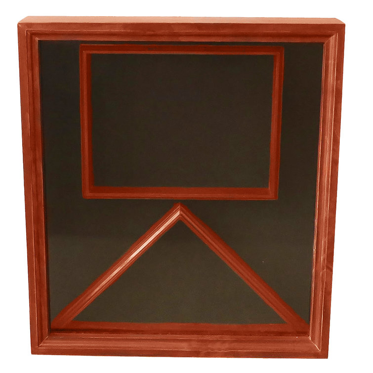 DECOMIL 25'' H x 23'' W Wood Trophy Display Case & Reviews | Wayfair