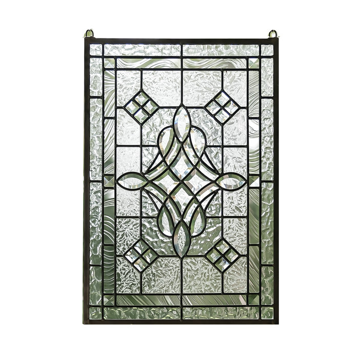 Red Barrel Studio® Stained Glass and Beveled Window Panel | Wayfair
