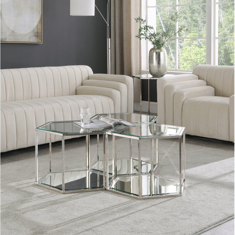 Everly Quinn Dickerson 2 Piece Coffee Table Set | Wayfair