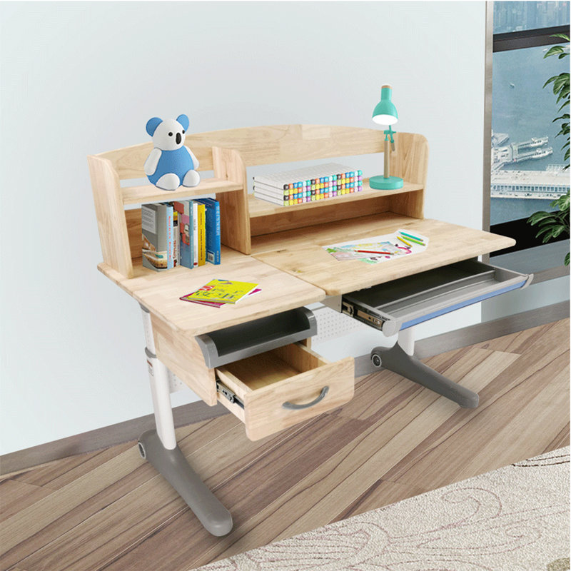 Harriet Bee Koerner Wood 47" W Writing Desk with Tilt Desktop | Wayfair