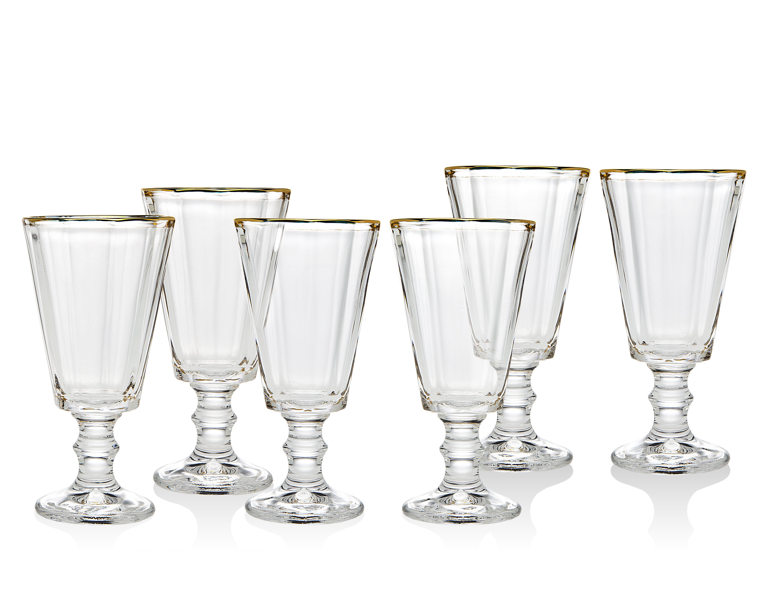 Godinger Silver Art Co Grandeur Gold Rim Shot Glass 2 oz & Reviews ...