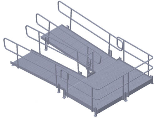 Prairie View Industries Ramp to Switchback Landing to Rise | Wayfair