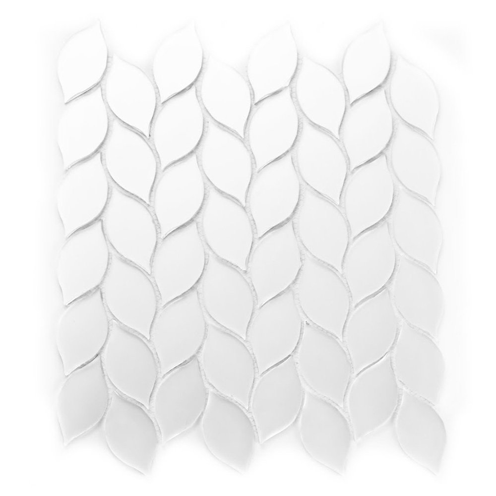 Abolos Art Deco Handmade Frosted Mirror 12" x 13" Glass Peel & Stick ...