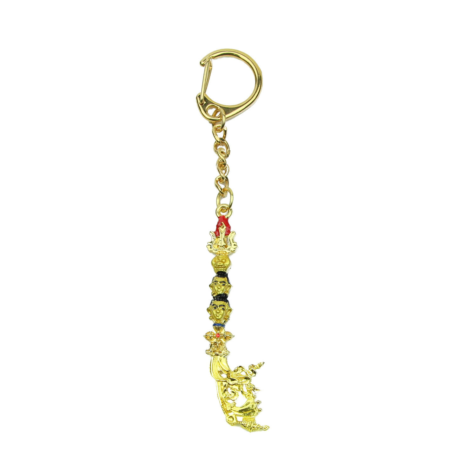 Feng Shui Import Trident of Guru Rinpoche Key Chain | Wayfair