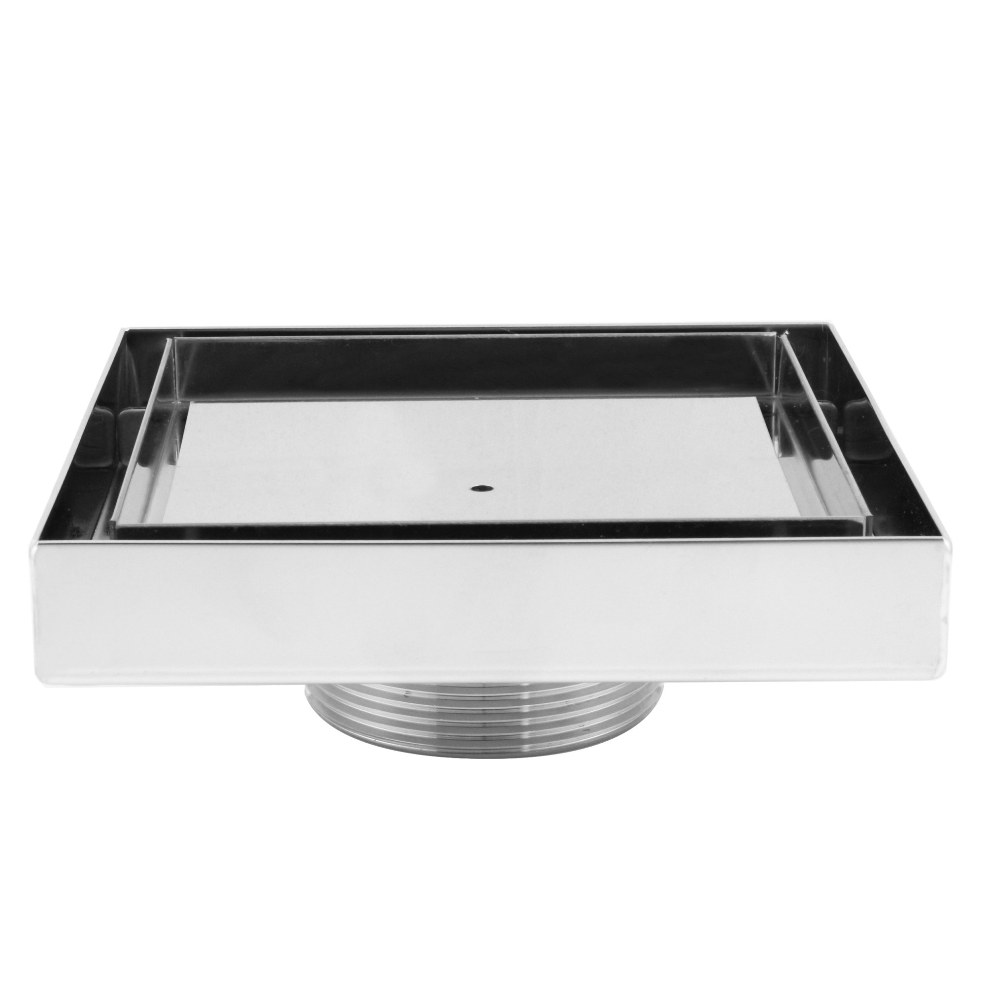 LUXE Linear Drains Stainless Steel Square Tile Drain - Wayfair Canada