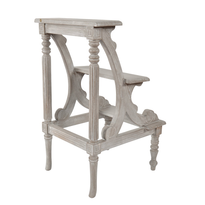 Canora Grey Grose 33" 3 - Step Wood Lightweight Step Stool & Reviews ...