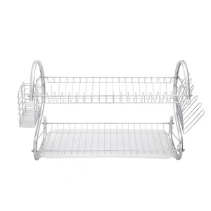 Winado 2 Tier Drying Stainless Steel Disk Rack & Reviews | Wayfair
