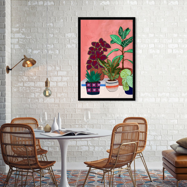Oliver Gal Modern Plant Garden - Picture Frame Graphic Art | Wayfair.co.uk