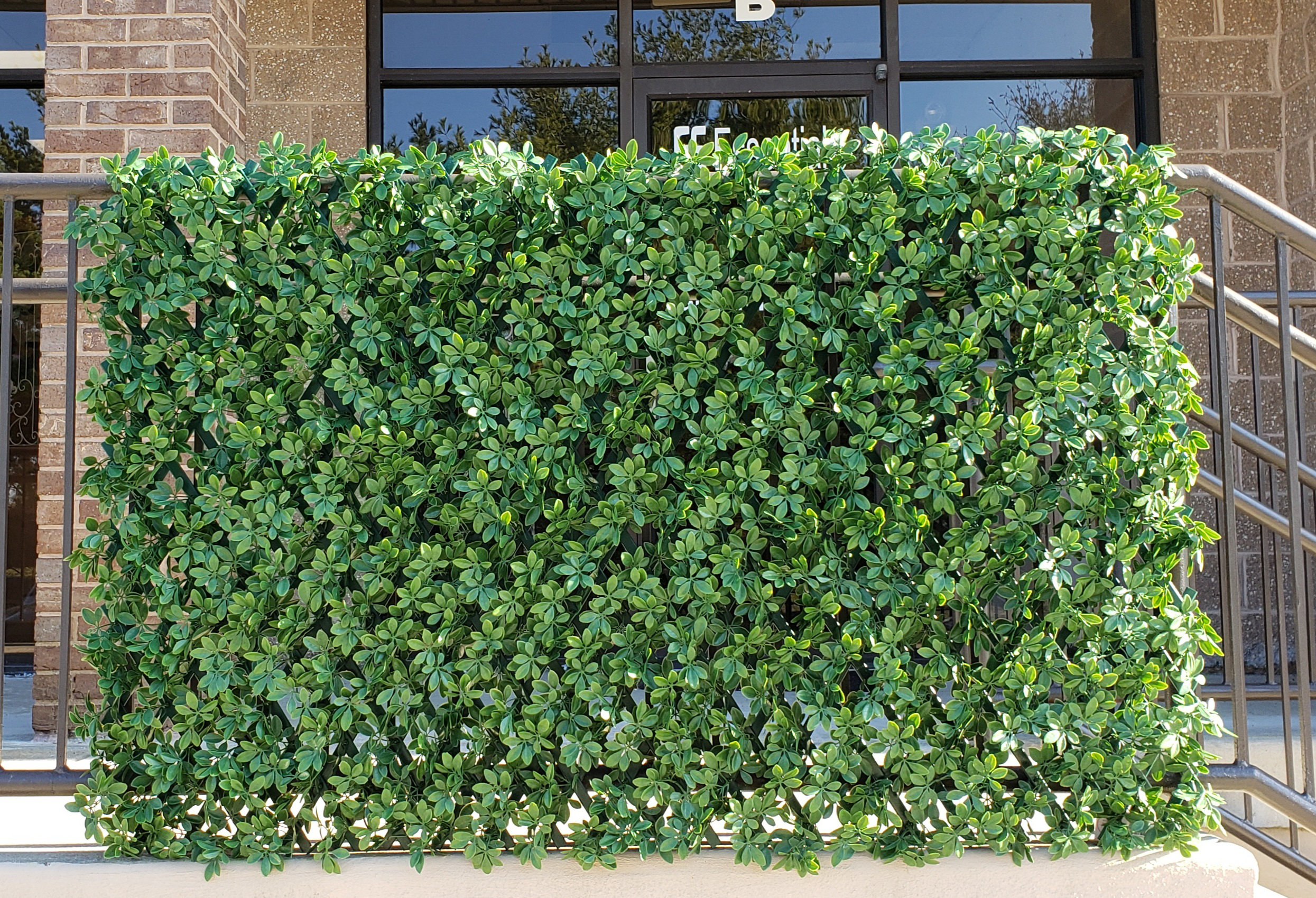 ESEssentials 3.5 ft. H x 6.5 ft. W Artificial Azalea Leaf Expandable ...